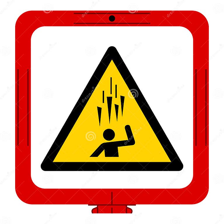 Falling Ice Symbol Sign, Vector Illustration, Isolate on White ...