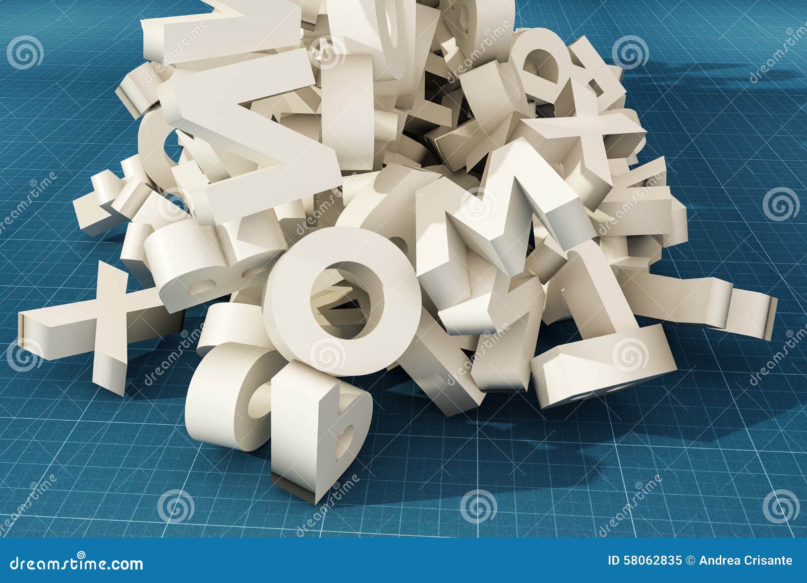 Falling letters stock illustration. Illustration of message - 58062835