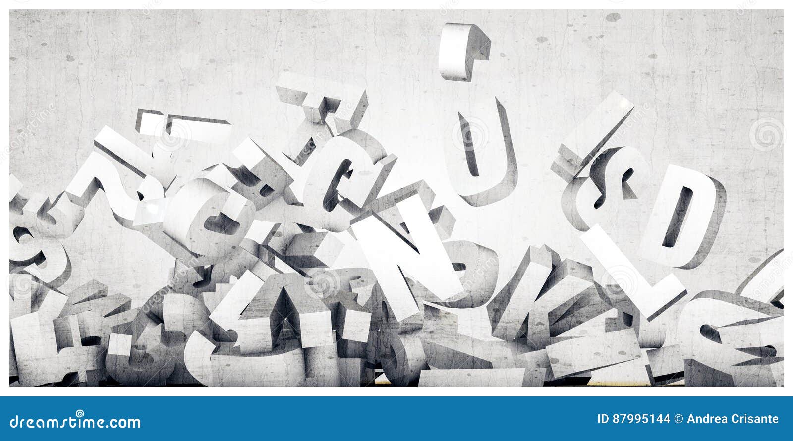 Falling letters stock illustration. Illustration of learn - 87995144