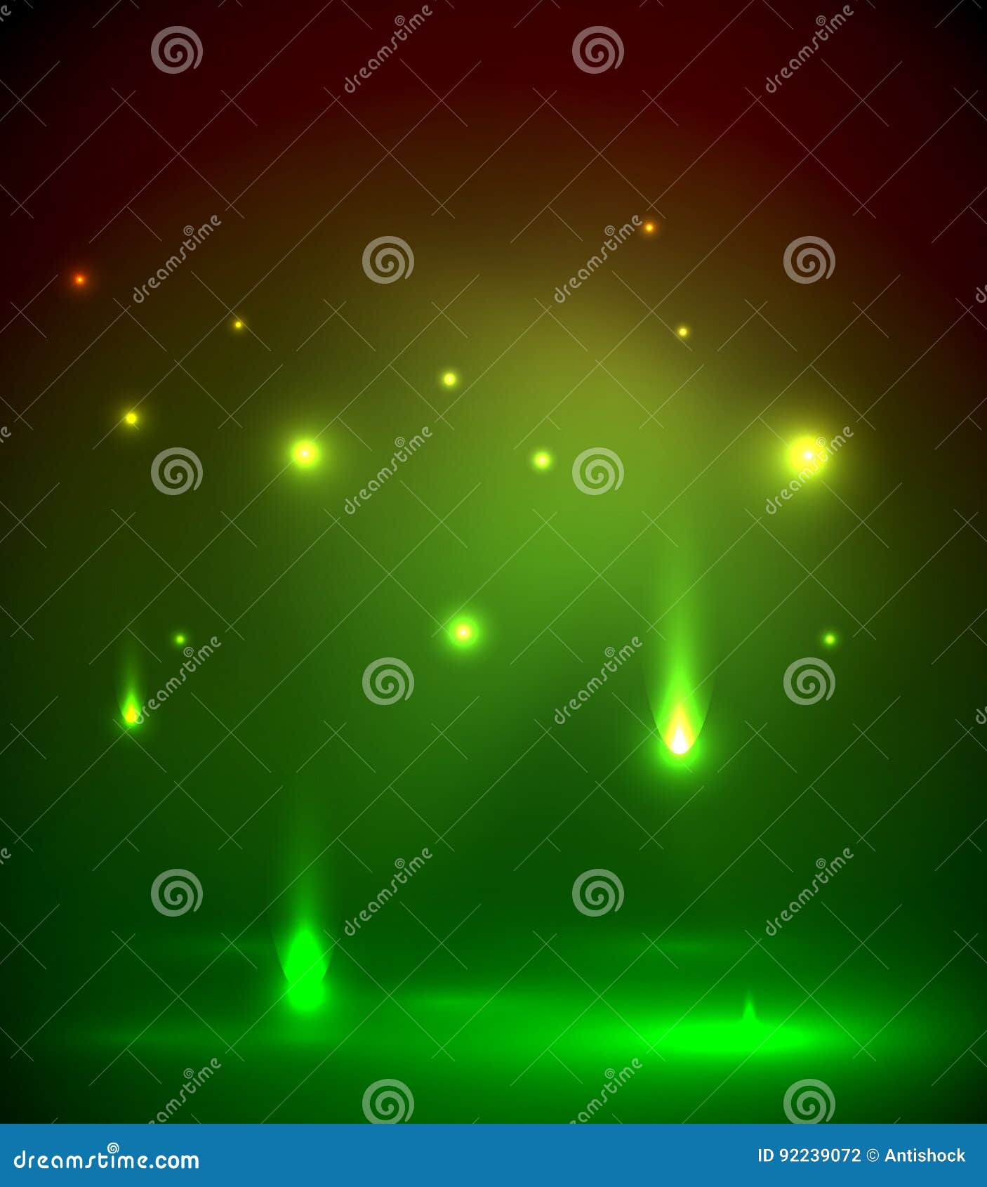 Falling lights in darkness stock vector. Illustration of backdrop ...