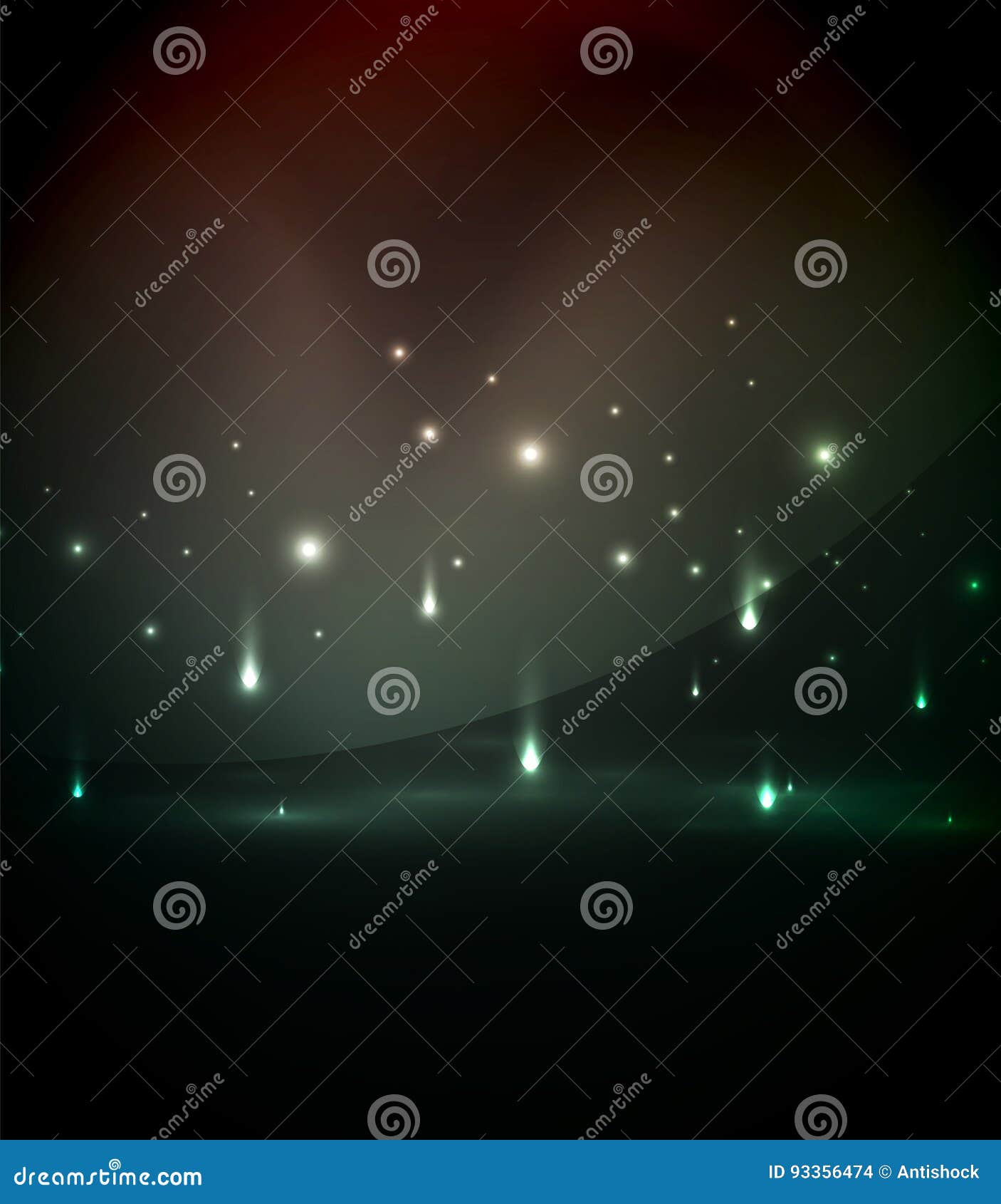 Falling lights in darkness stock vector. Illustration of deluxe - 93356474