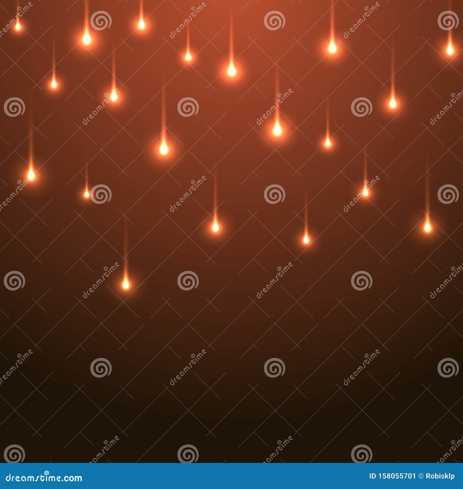 Falling Lights on Red Background Stock Vector - Illustration of falling ...