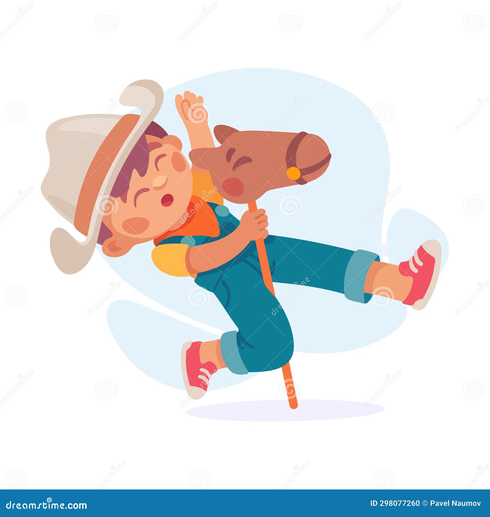Falling Little Boy Character Slip on the Ground Vector Illustration ...