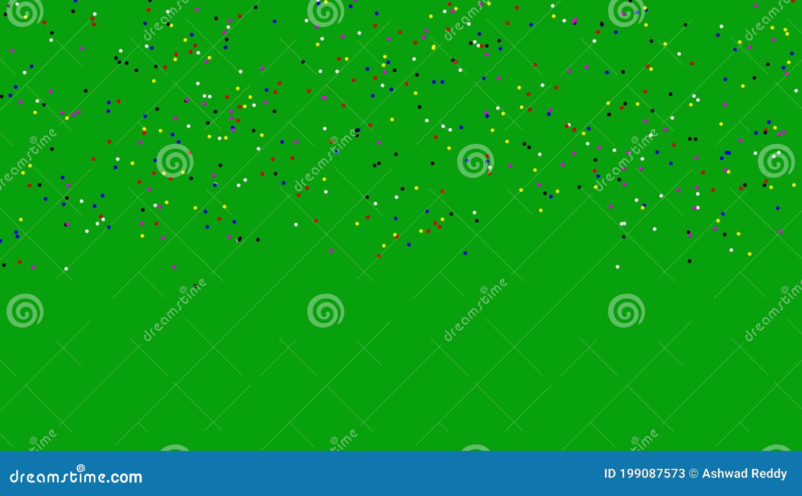 Falling Magic Colour Particles with Green Screen Background Stock Video ...