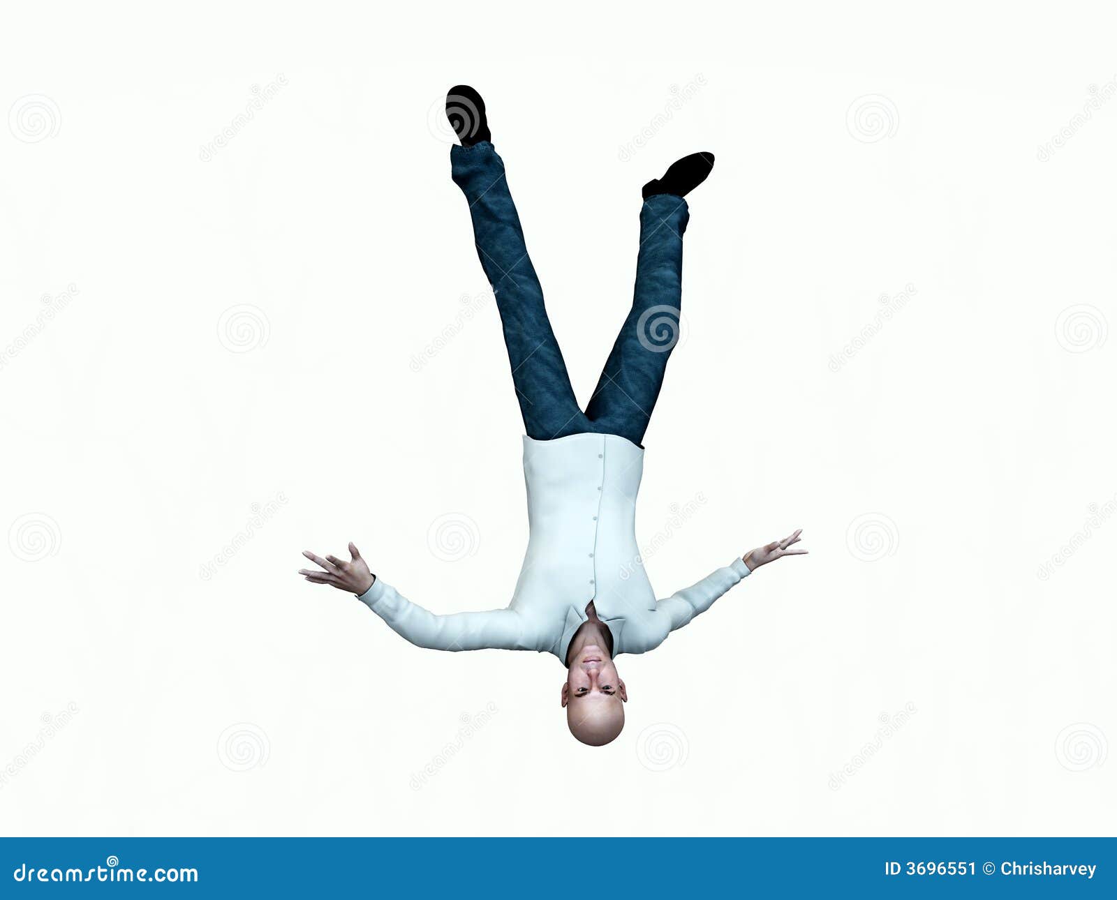 Falling Man 12 stock image. Image of conceptual, body - 3696551