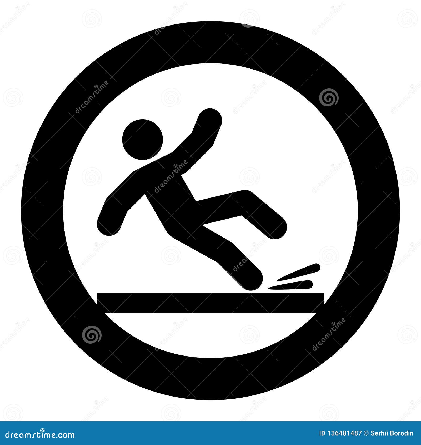 Falling Man Icon Black Color Illustration in Circle Round Stock Vector ... Falling Man Icon Black Color Illustration in Circle Round Stock Vector ...