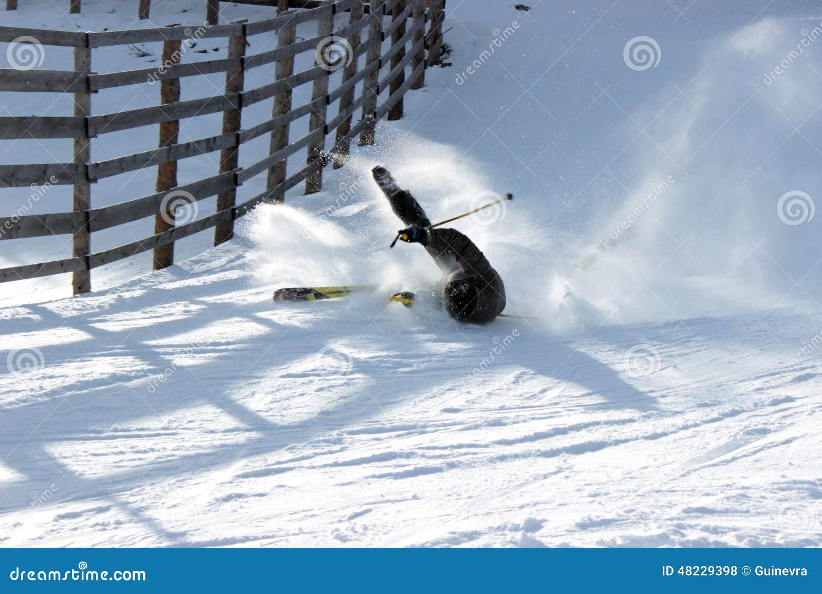Falling stock photo. Image of slope, piste, accident - 48229398