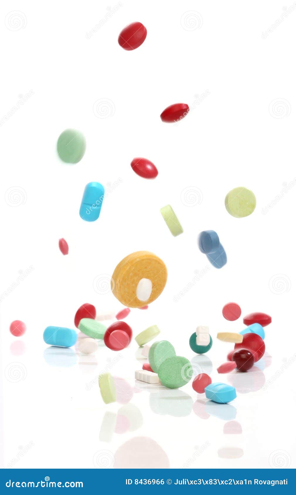 Falling Medicine Pills Blister Packs Royalty-Free Stock Photo ...