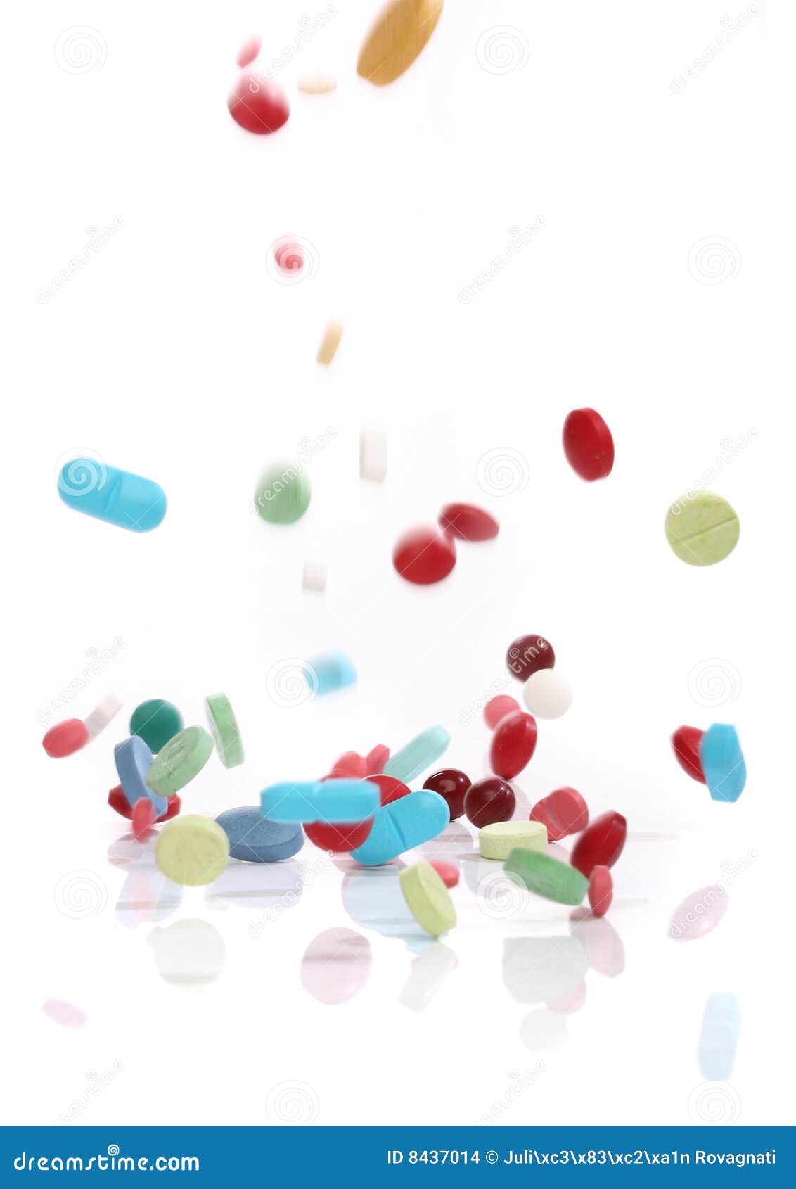 Falling medicine pills stock photo. Image of medical, science - 8437014