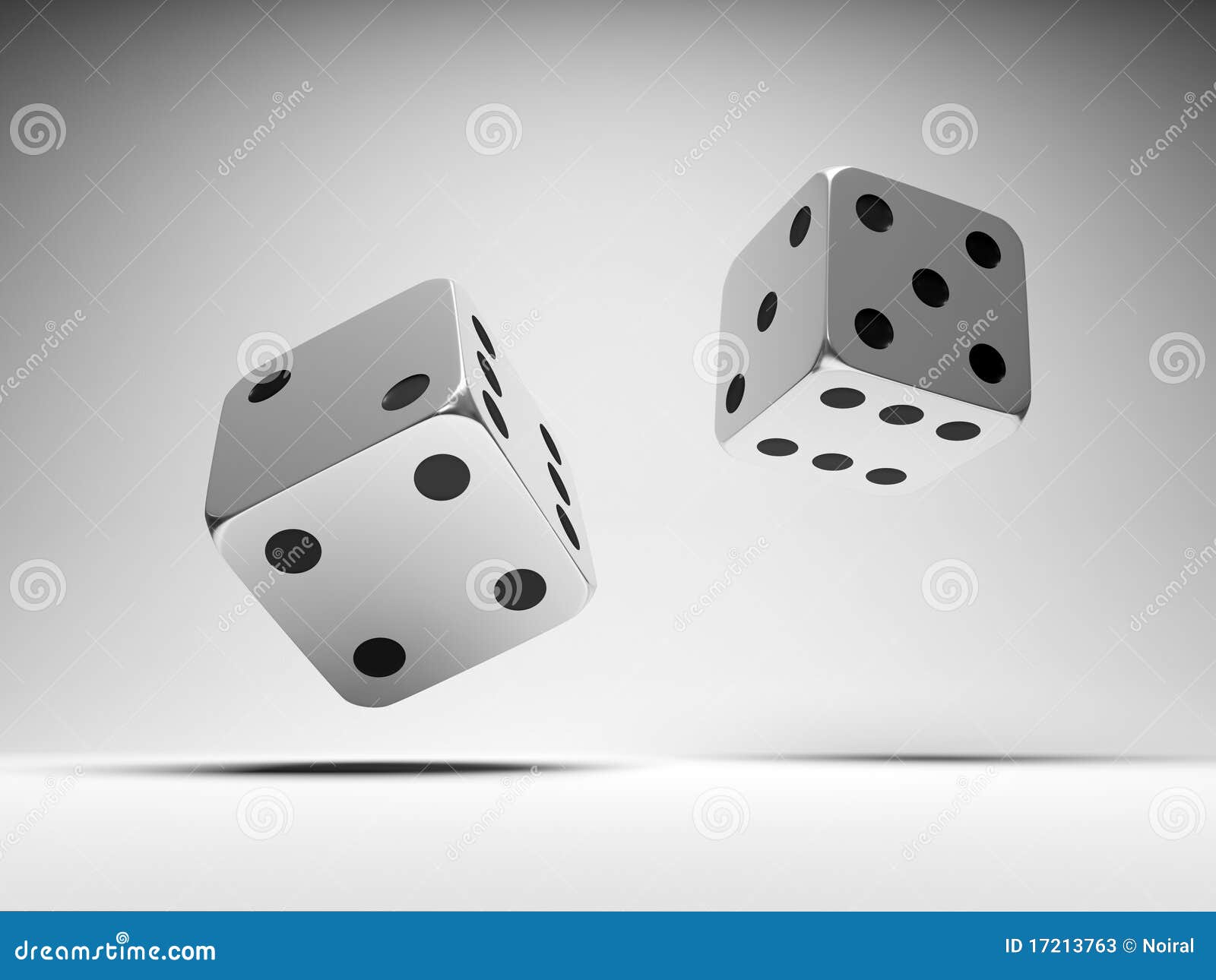 Falling metal dices stock illustration. Illustration of activity - 17213763