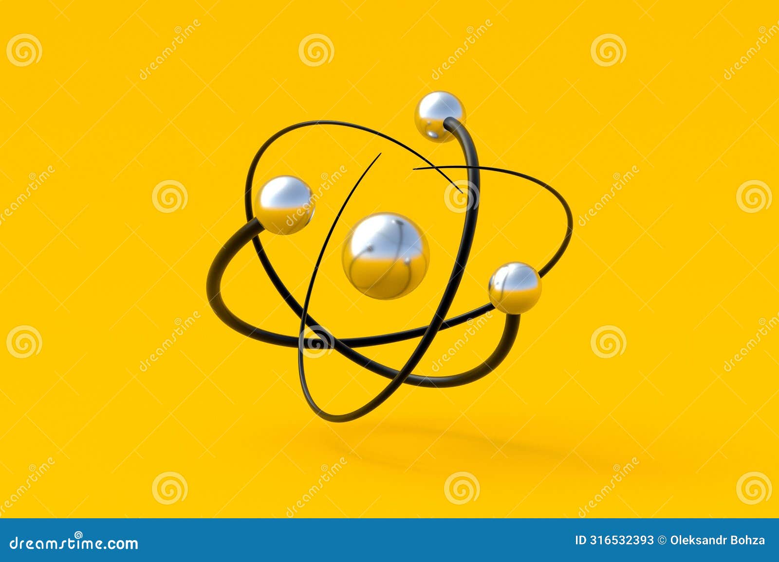 Nanotechnology Molecular Structure Visualization Royalty-Free Stock ...