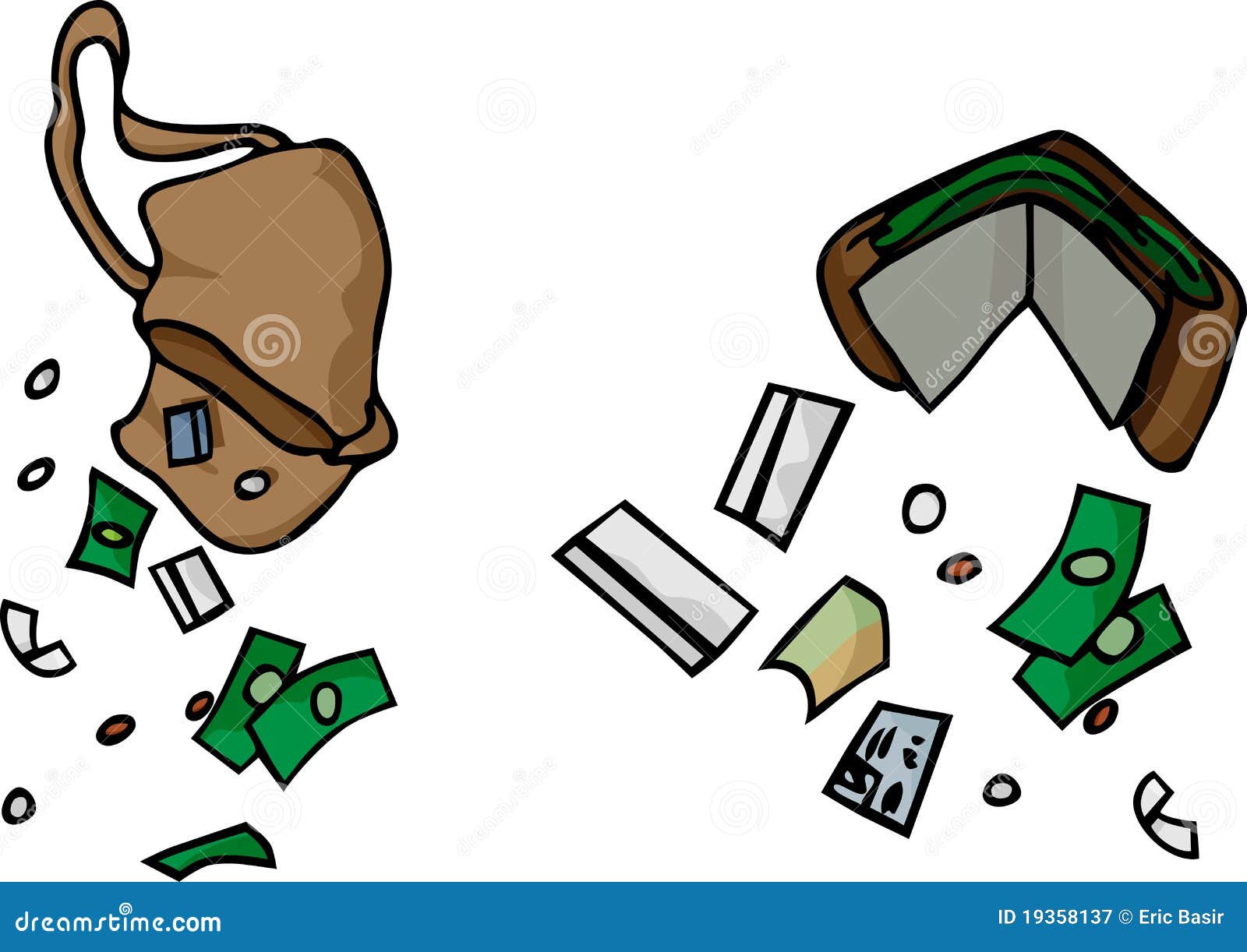 Falling Money stock illustration. Illustration of currency - 19358137