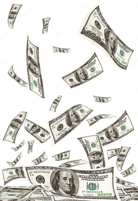 Falling money stock illustration. Illustration of paper - 3424320