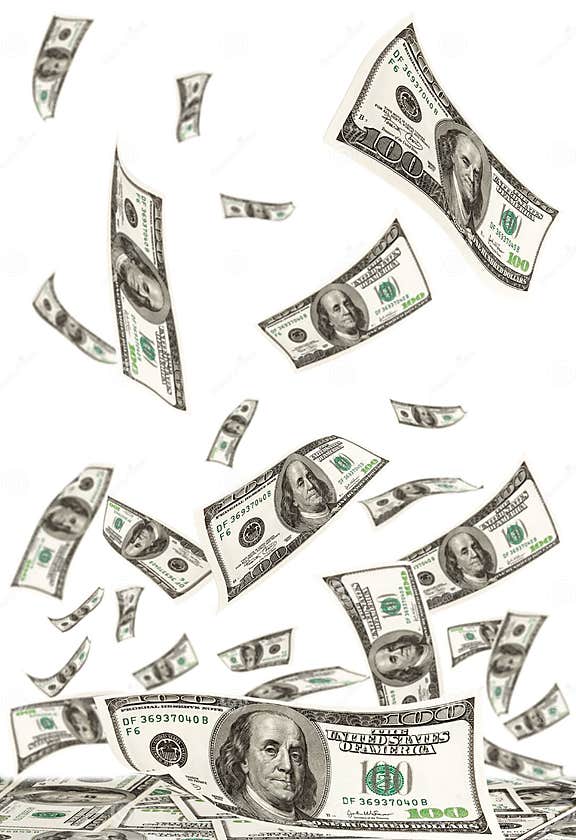 Falling money stock illustration. Illustration of paper - 3424320