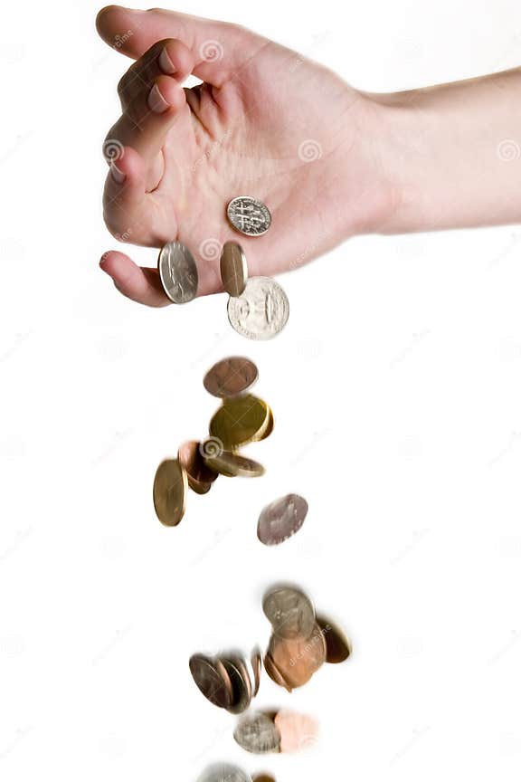 Falling Money stock image. Image of give, payment, drop - 383381