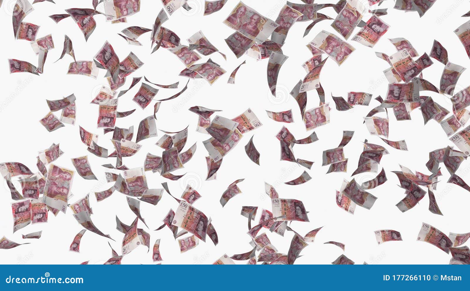 Falling Money Rain Concept Illustration Stock Illustration ...