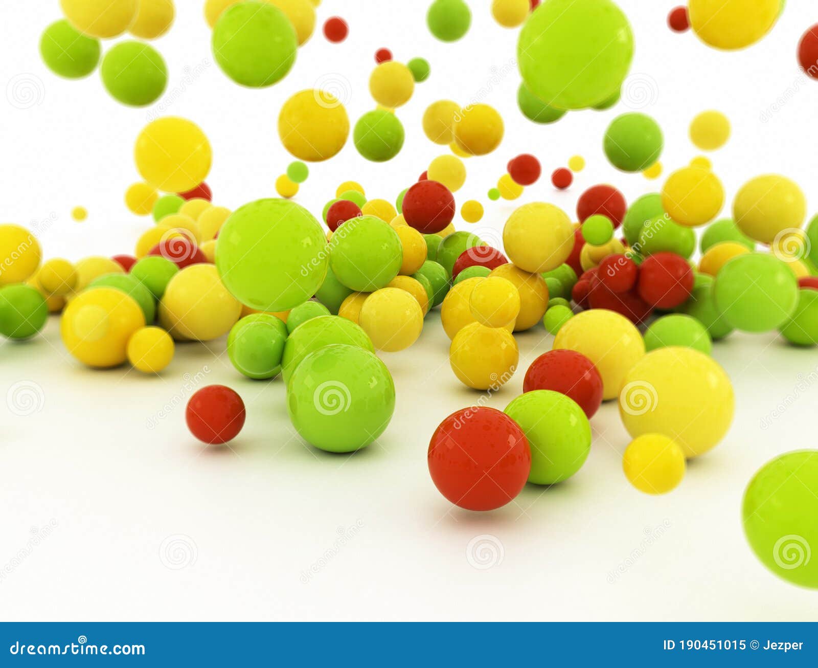 Falling Multi Colored Balls Stock Image - Image of colorful, fall ...