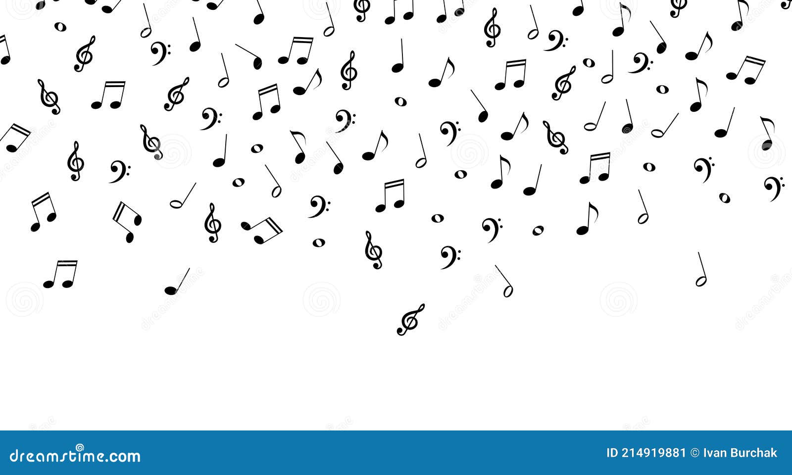Falling Music Notes Stock Illustrations – 433 Falling Music Notes Stock ...