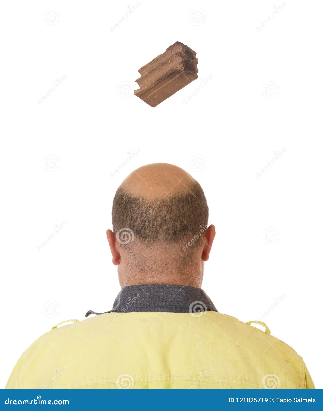 Falling Object Danger at Work Stock Image - Image of hazard, crisis ...