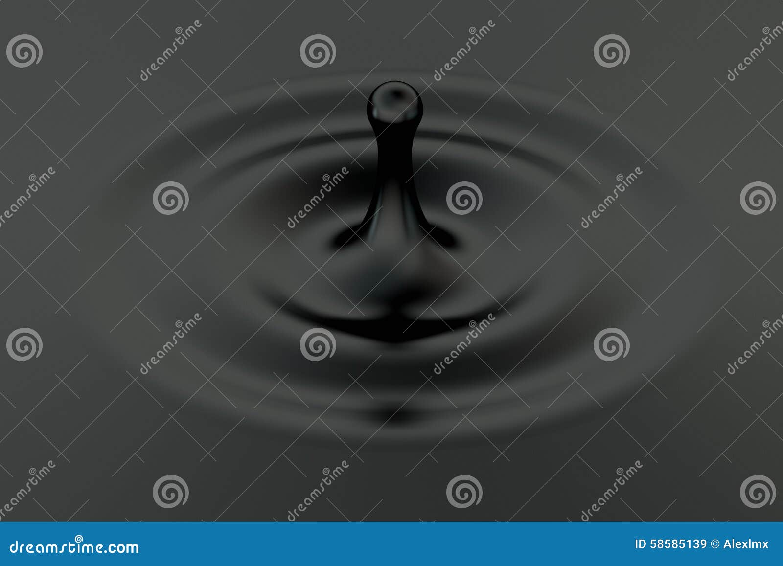 Falling oil drop stock illustration. Illustration of black - 58585139