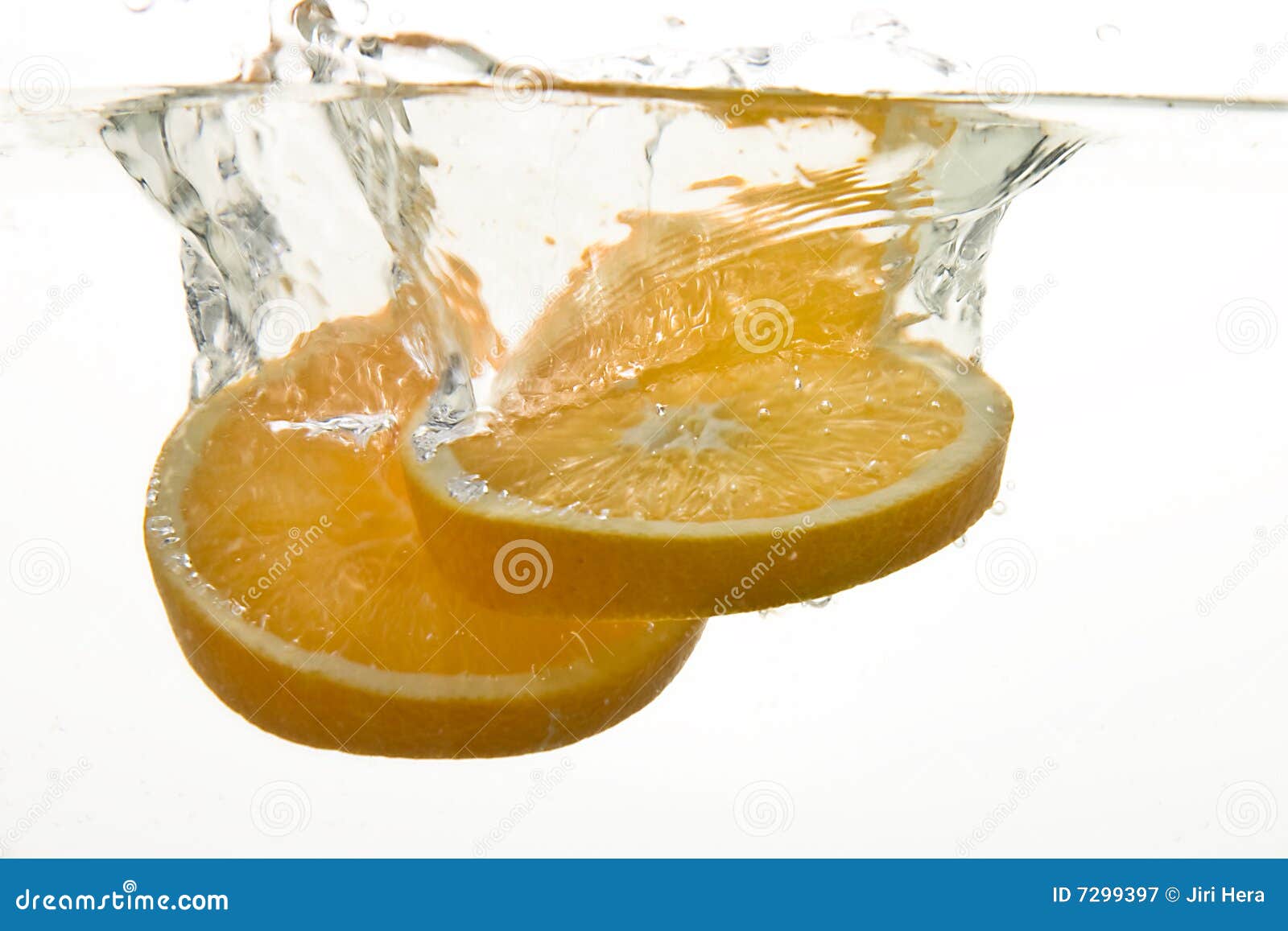 Falling Orange To the Water Stock Image - Image of nature, fall: 7299397