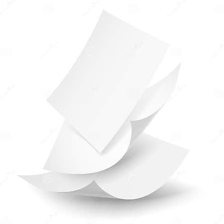 Falling paper sheets. stock vector. Illustration of organize - 35793775