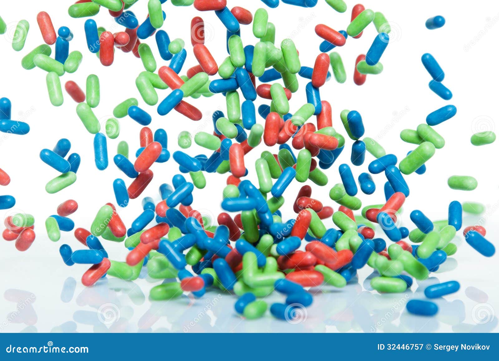 Falling pills stock image. Image of isolated, drugs, health - 32446757