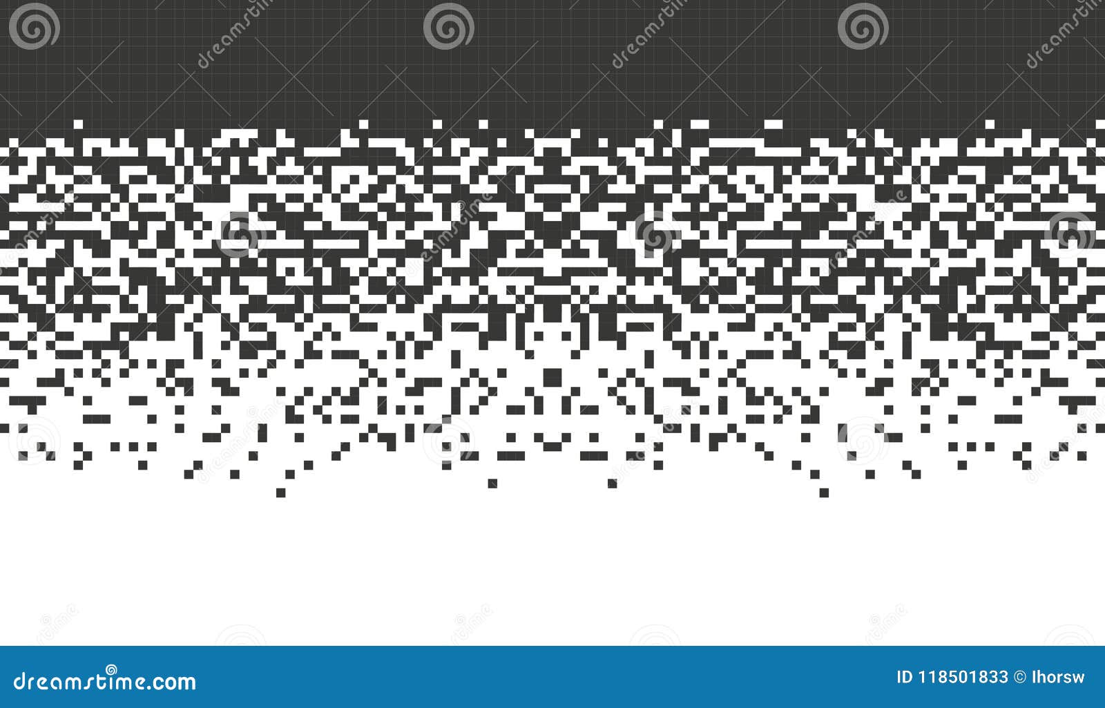 Falling Pixel. Mosaic Abstract Background Gradient Design Isolated ...