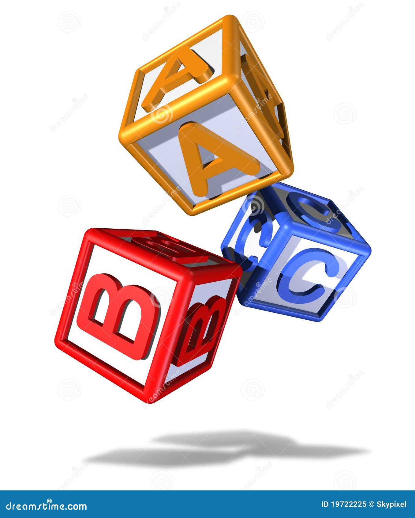 Falling play blocks stock illustration. Illustration of school - 19722225