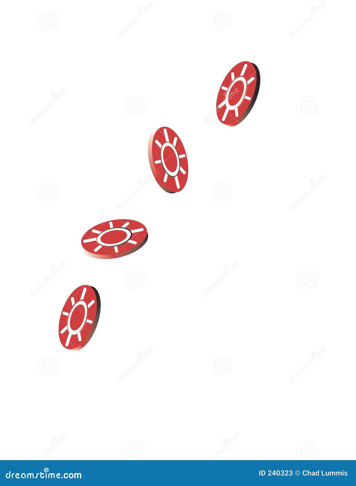 Falling poker chips stock illustration. Illustration of raining - 240323