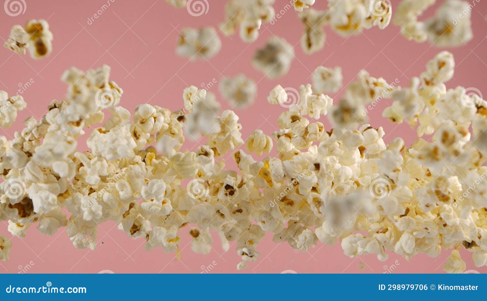 Falling Popcorn: A Stunning Visual Display Of Texture And Color Royalty ...