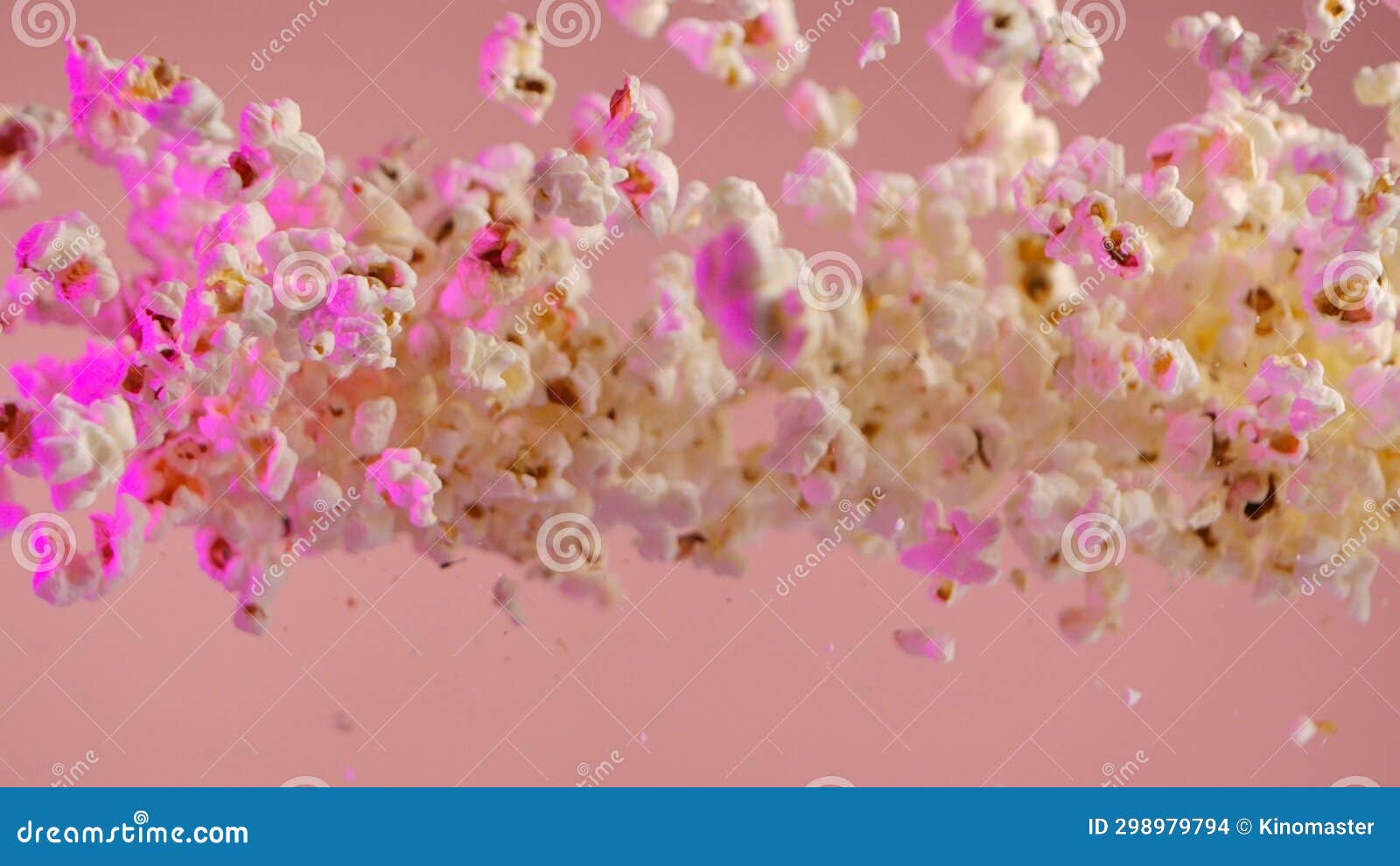 Falling Popcorn: A Stunning Visual Display Of Texture And Color Royalty ...