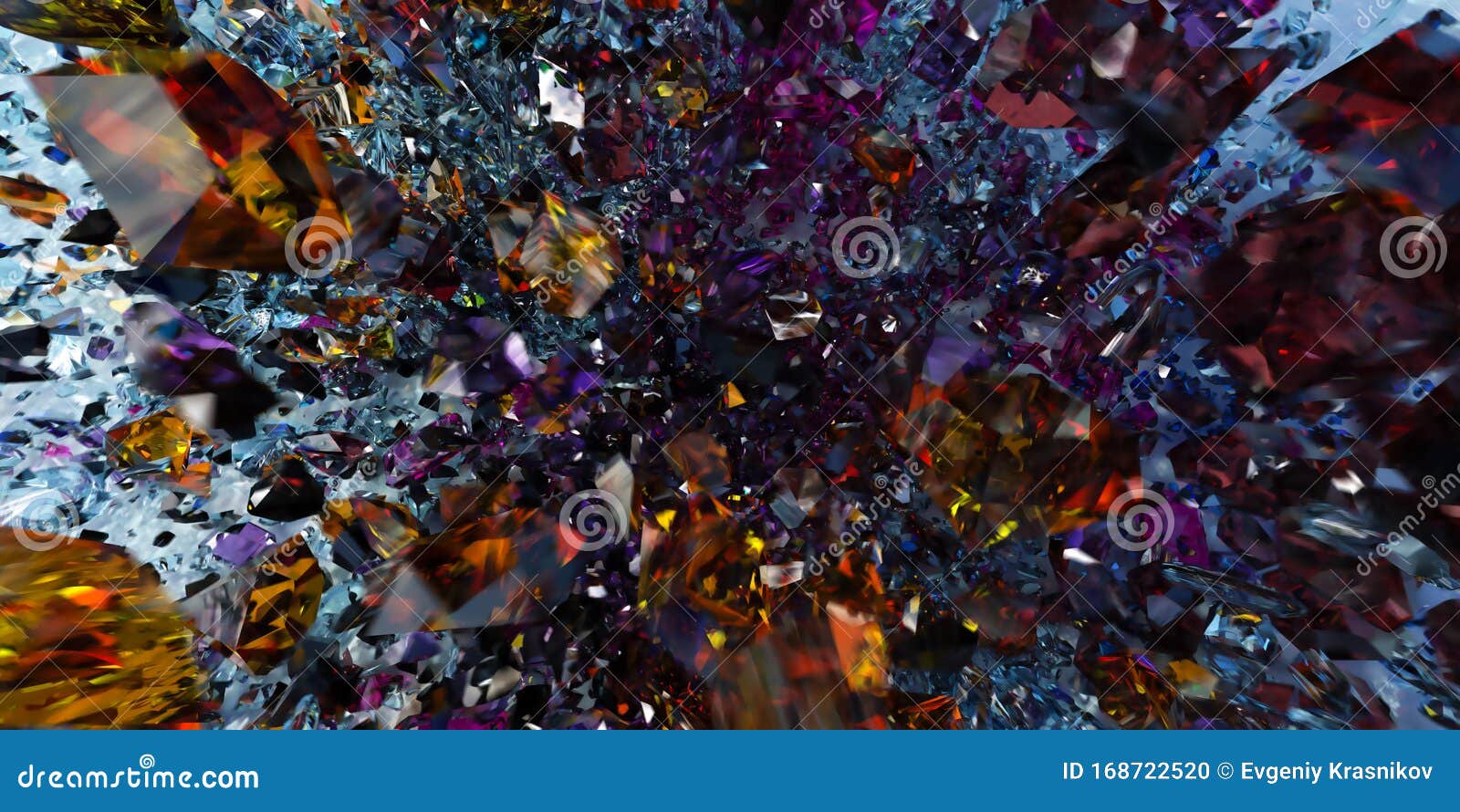 Falling Precious Crystals, Flying Apart from the Impact with the ...