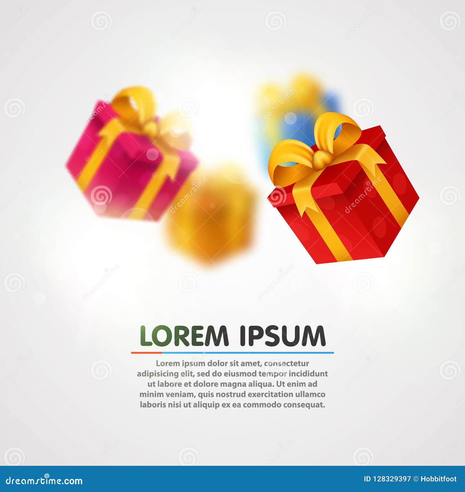 Falling Presents. Light Background with Present Boxes Stock Vector ... Falling Presents. Light Background with Present Boxes Stock Vector ...