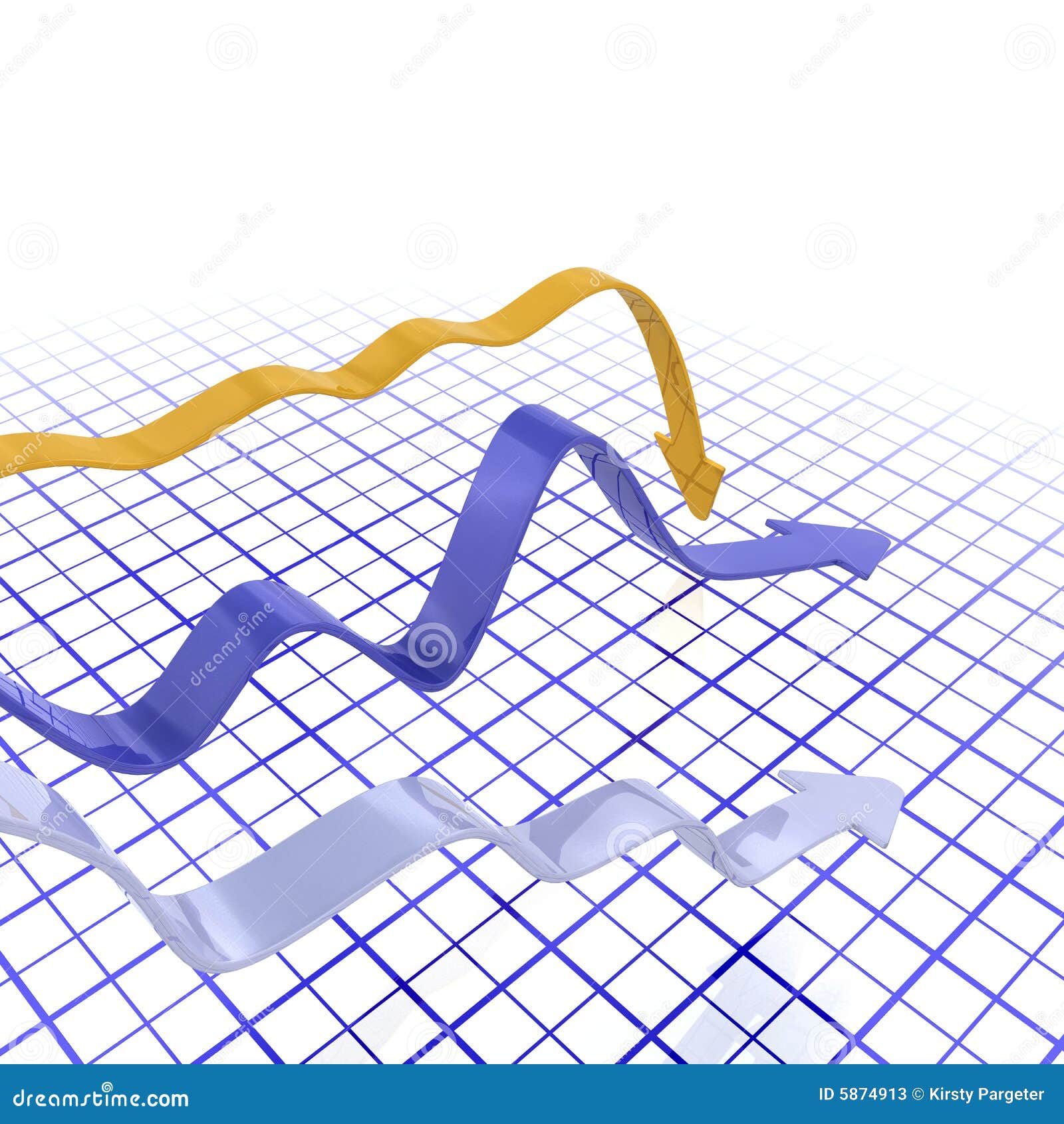 Falling profits stock illustration. Illustration of financial - 5874913