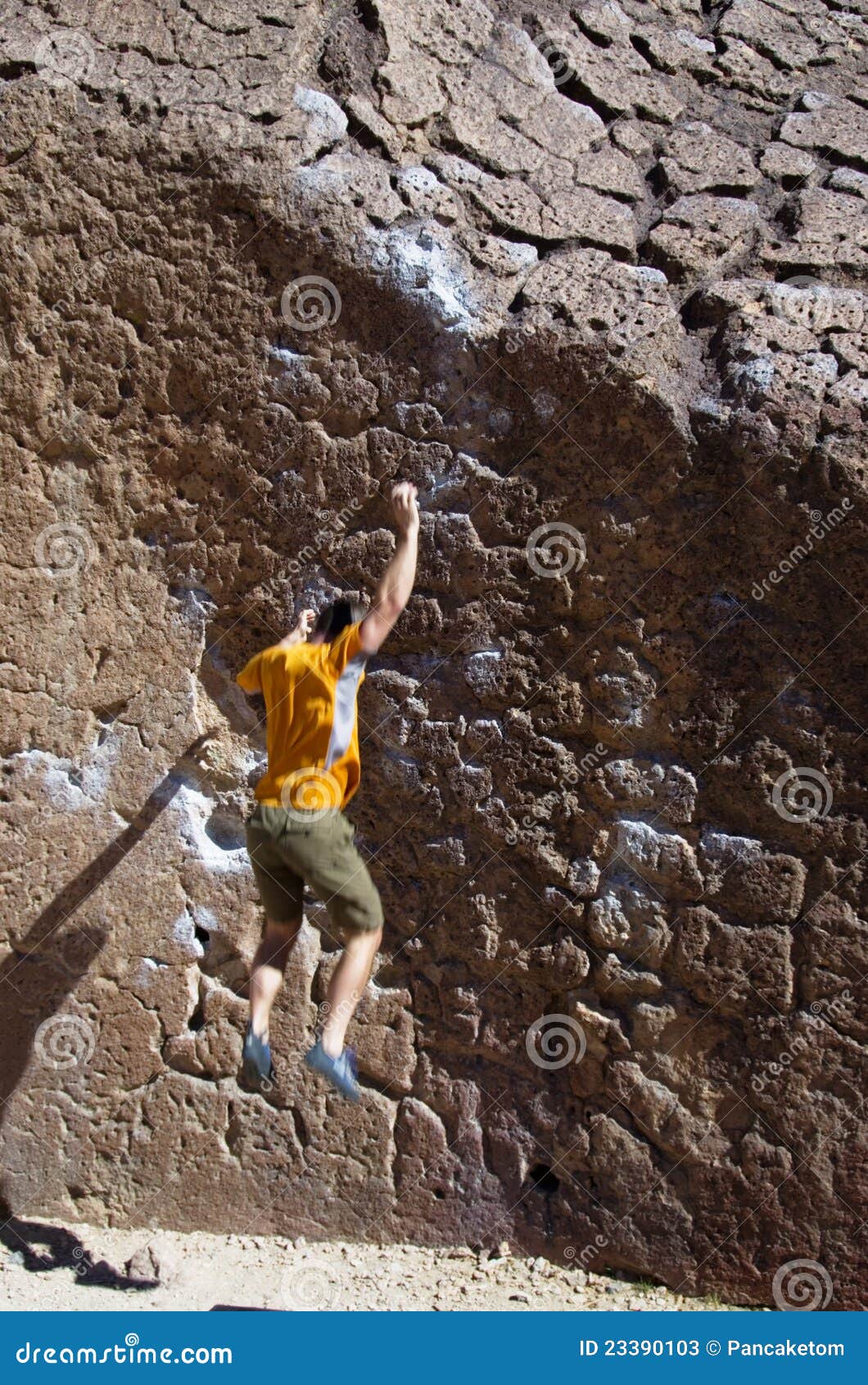 Falling rock climber stock image. Image of boulder, athletic - 23390103