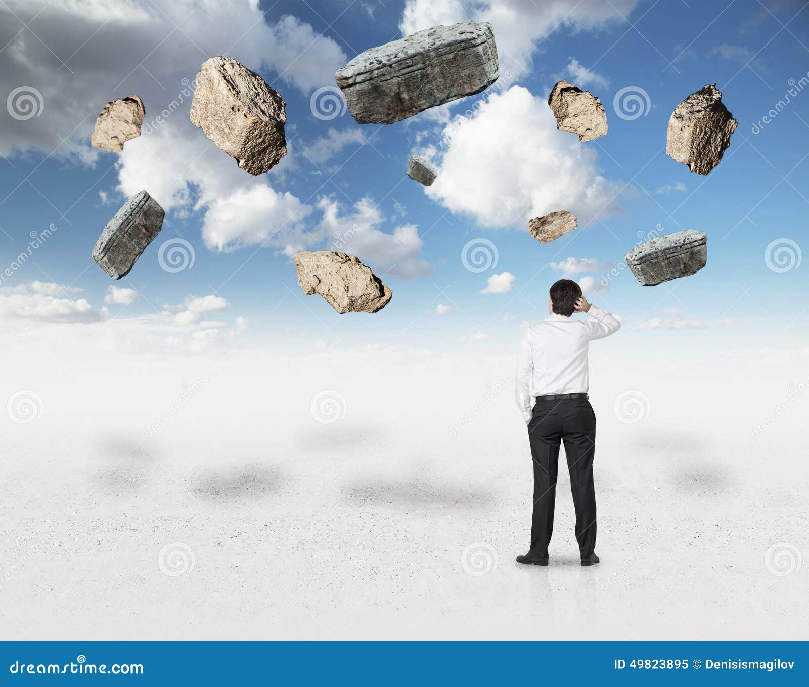 Falling Rock Climber Royalty-Free Stock Photo | CartoonDealer.com #23390103