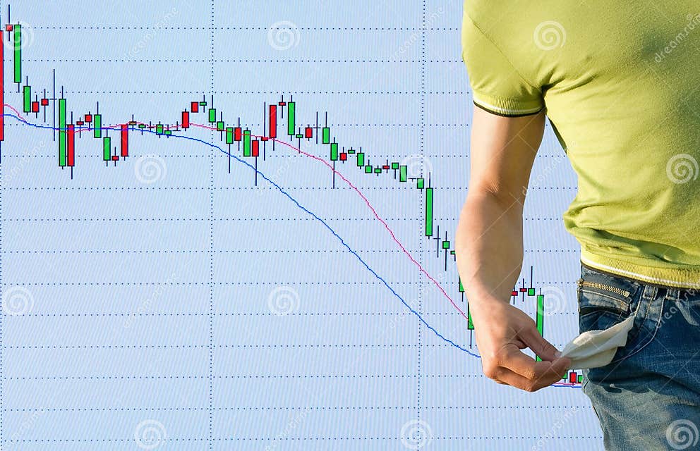 Falling schedule. stock photo. Image of inflation, trend - 23911908