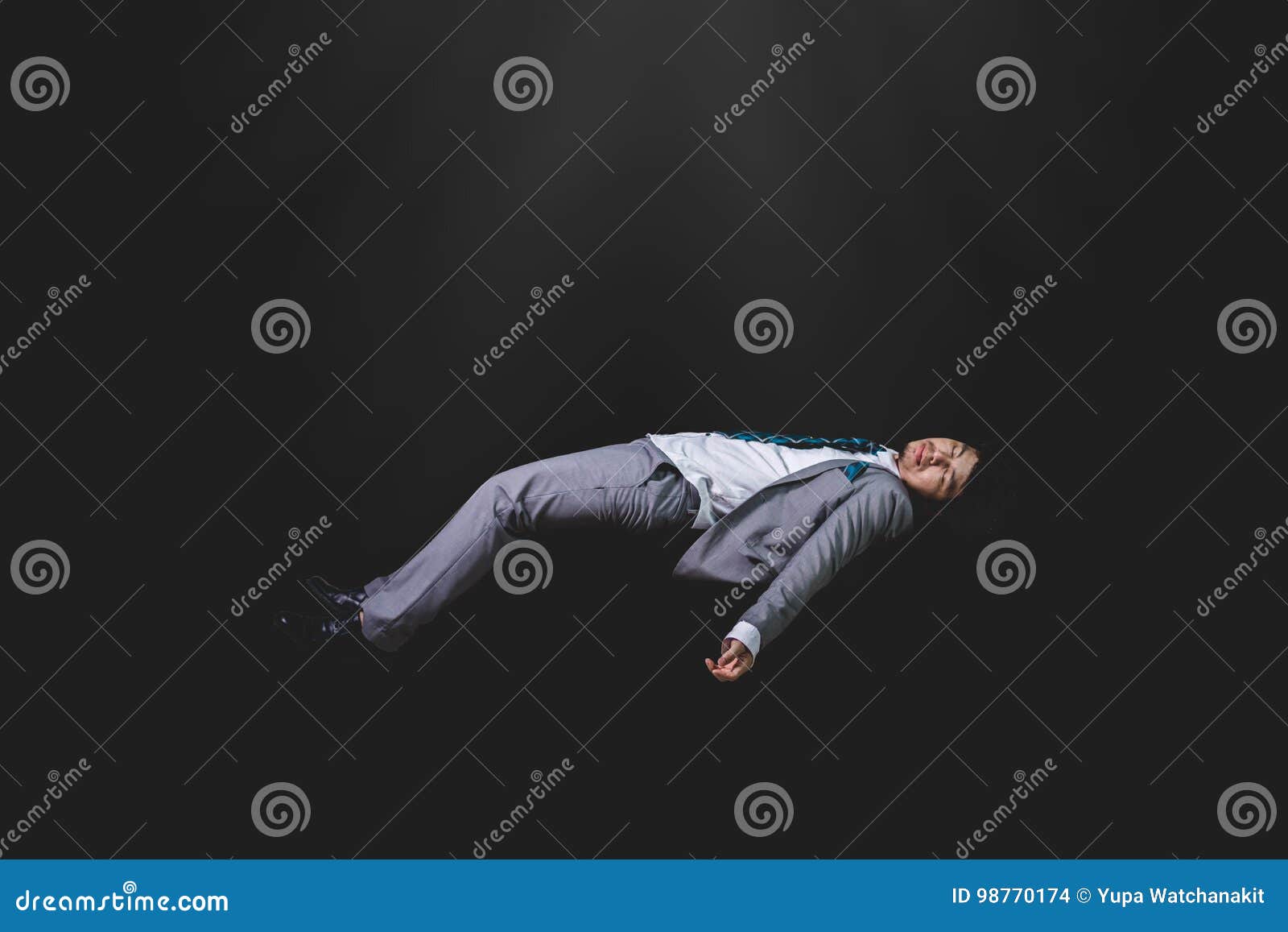 Falling and Screaming Businessman Stock Photo - Image of employee ...