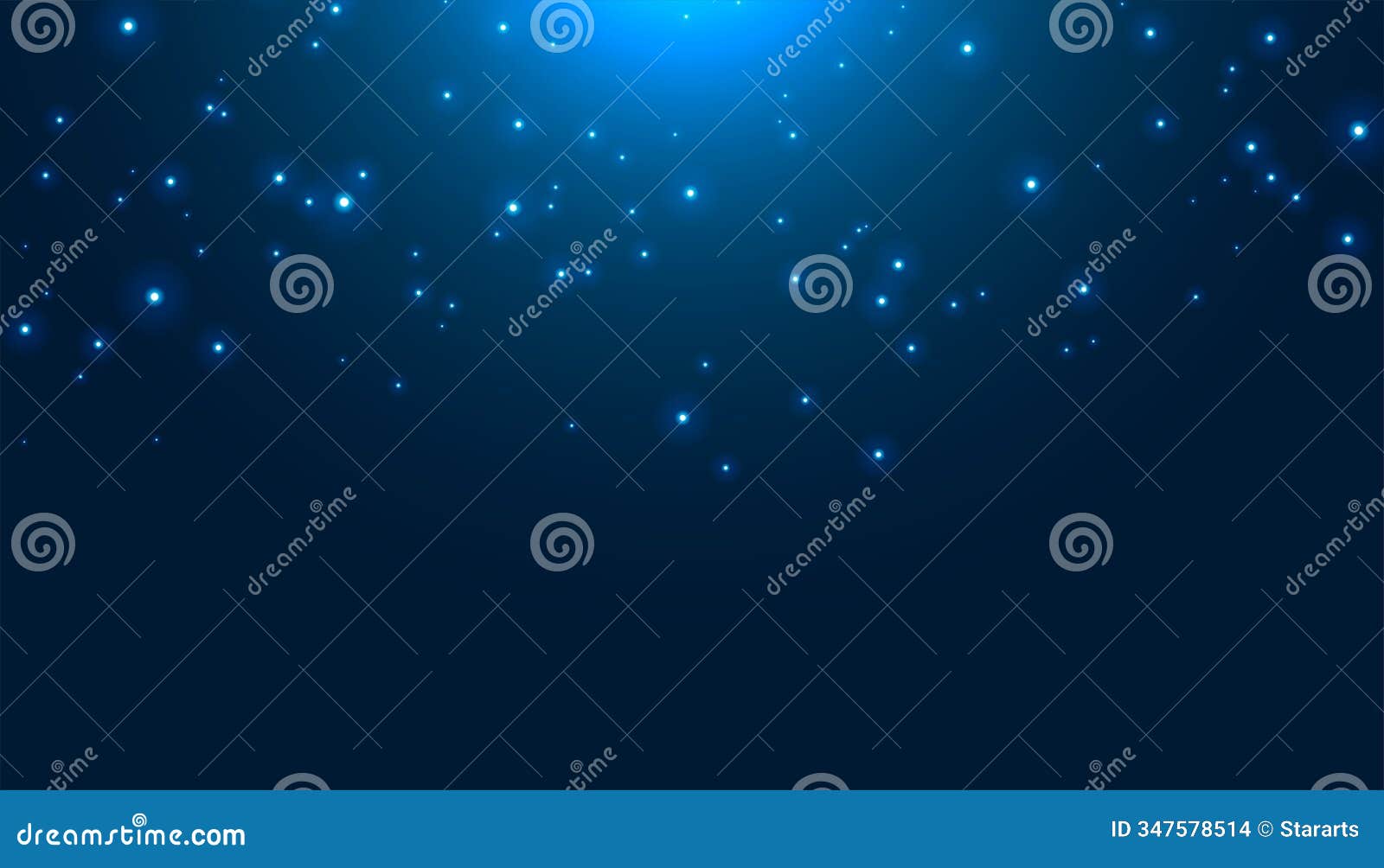 Falling Shiny Starlight Dust Particle Background Design Vector ...