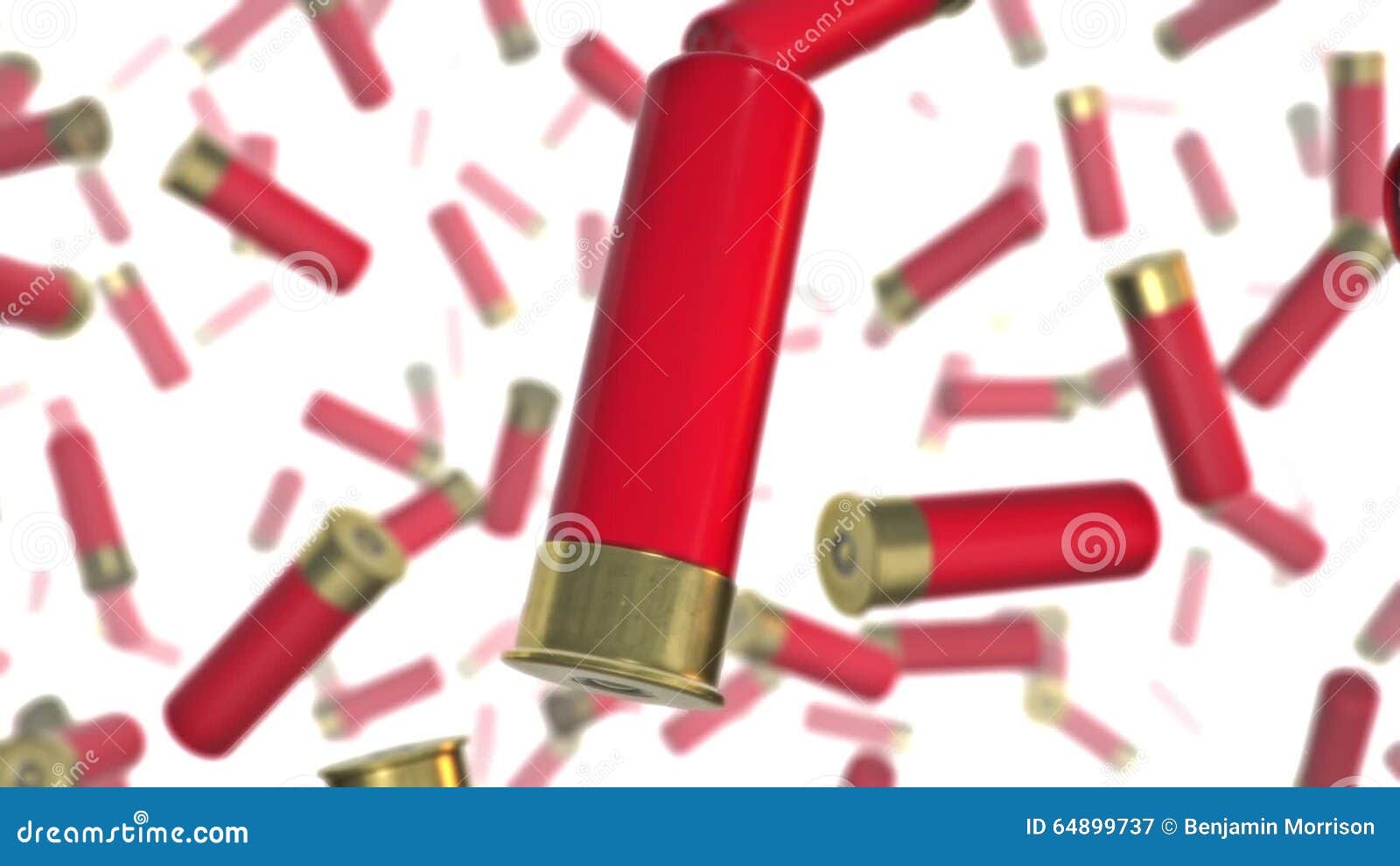 Falling Shotgun Shells on White Stock Video - Video of ammo, metal ...