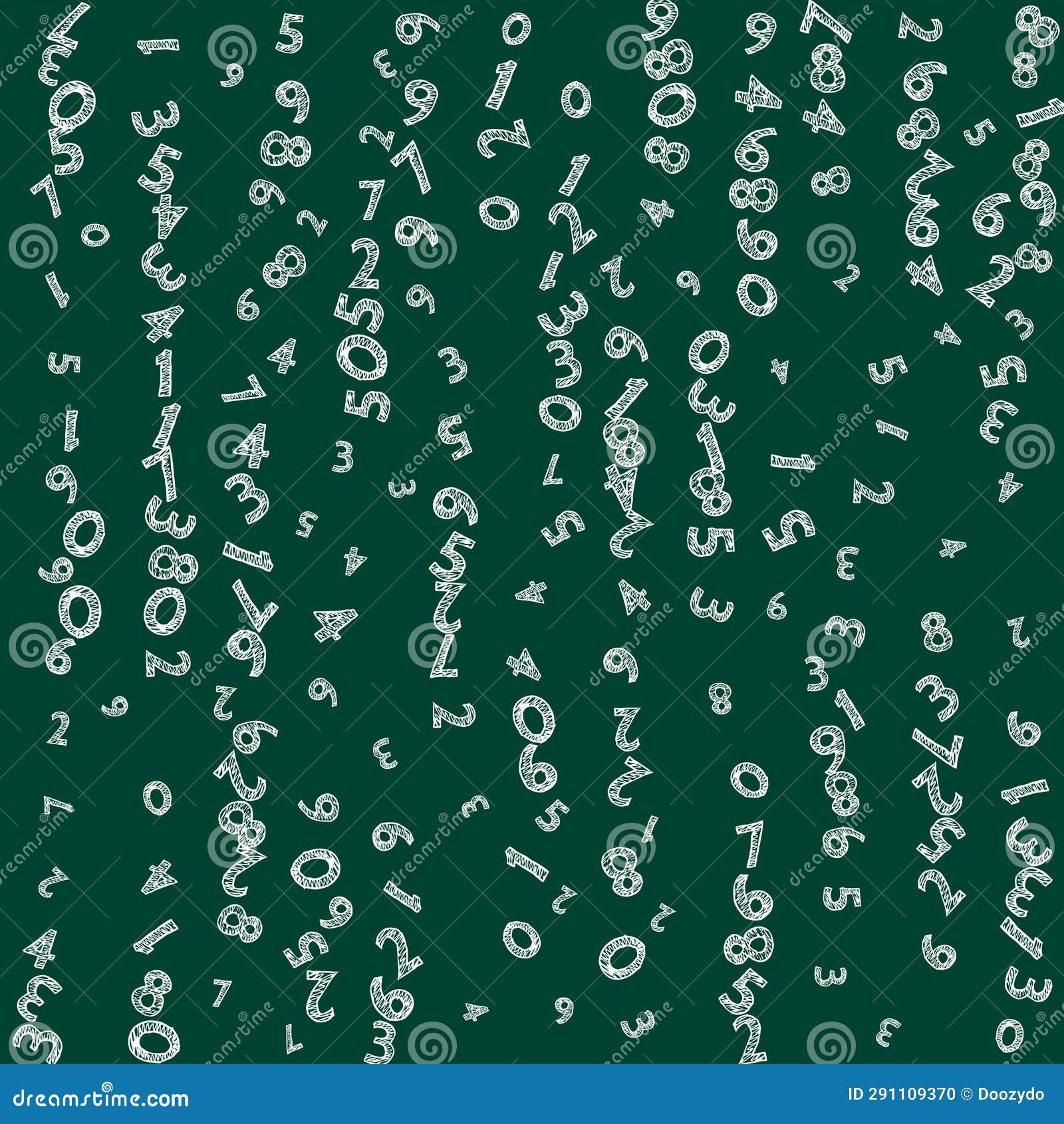 Falling Sketch Chalk Numbers. Math Stock Photo - Image of backdrop ...