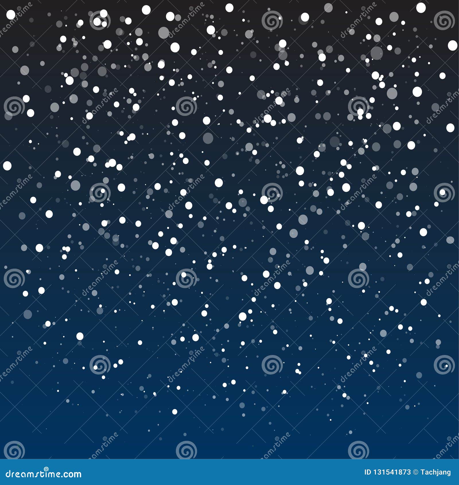 Falling Snow, Abstract White Glitter Snowflake, Christmas Background ...