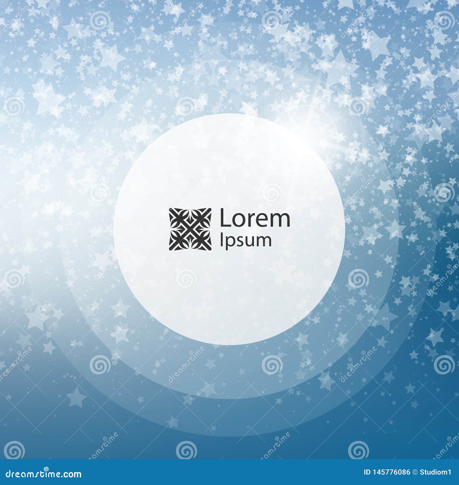 Falling Snow Background. Abstract Snowflake Pattern. Vector ...