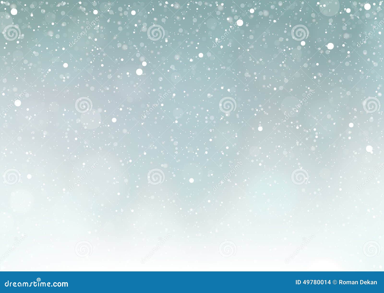 Snow Background. Realistic Falling Snow. Christmas Background With Snow ...