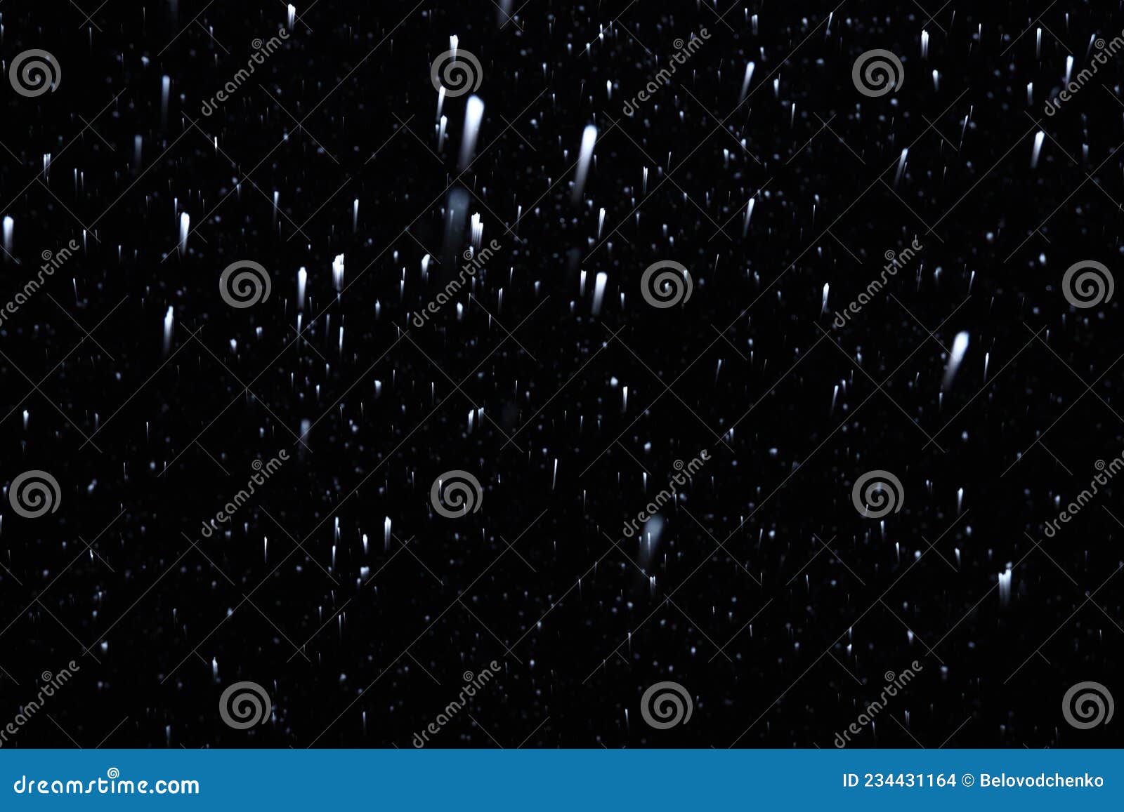 Falling Snow on a Black Background for Use As a Texture Layer in Your ...