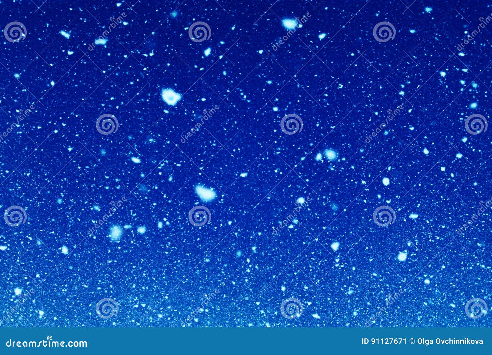 Falling Snow Flakes during the Snowfall from the Sky. Stock Image ...