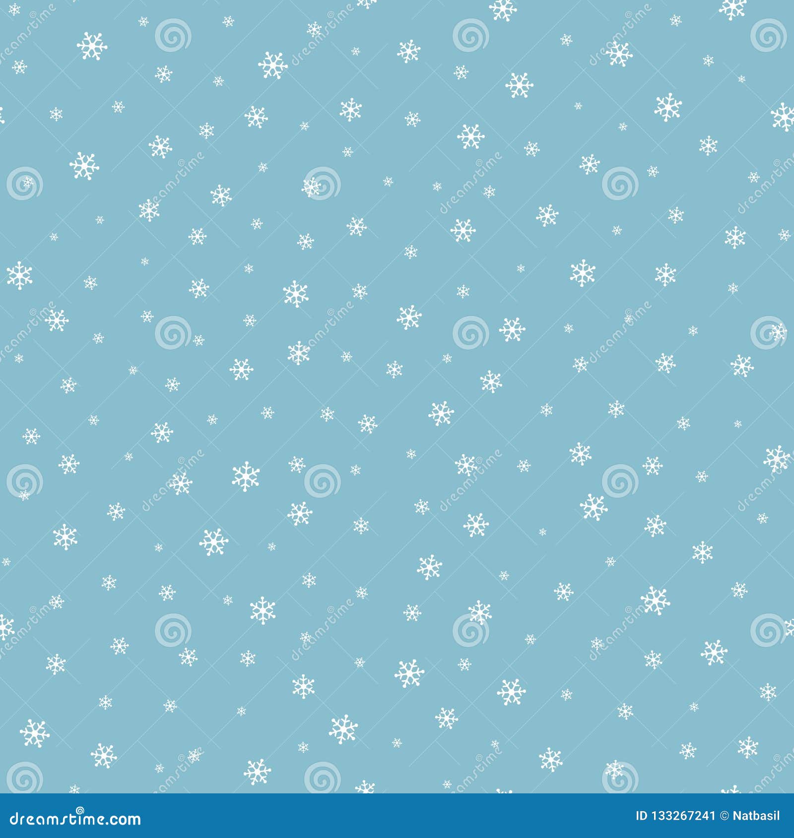 Falling Snow Seamless Pattern Stock Vector - Illustration of ...