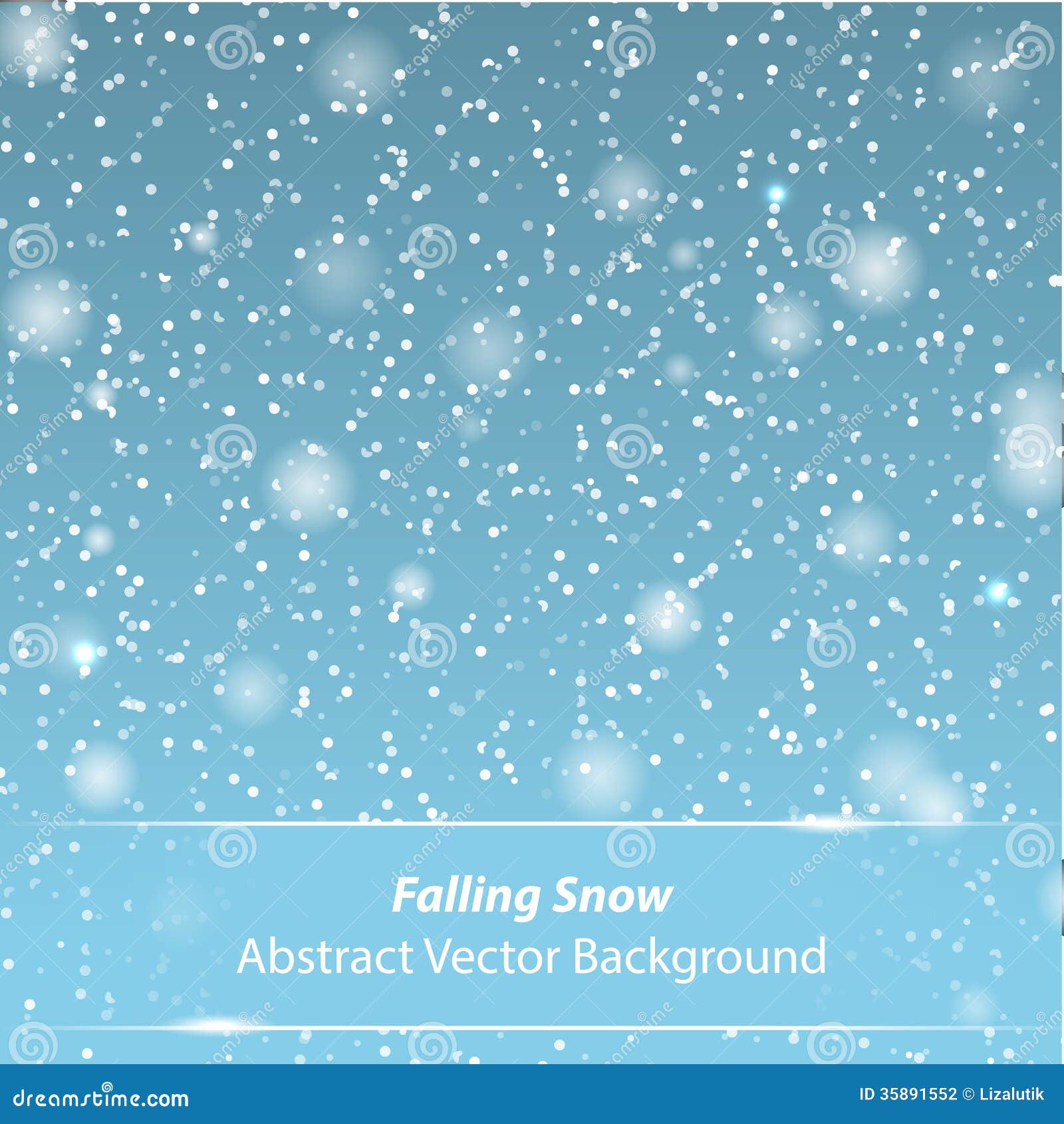 Falling Snow Vector Background Stock Vector - Illustration of merry ...