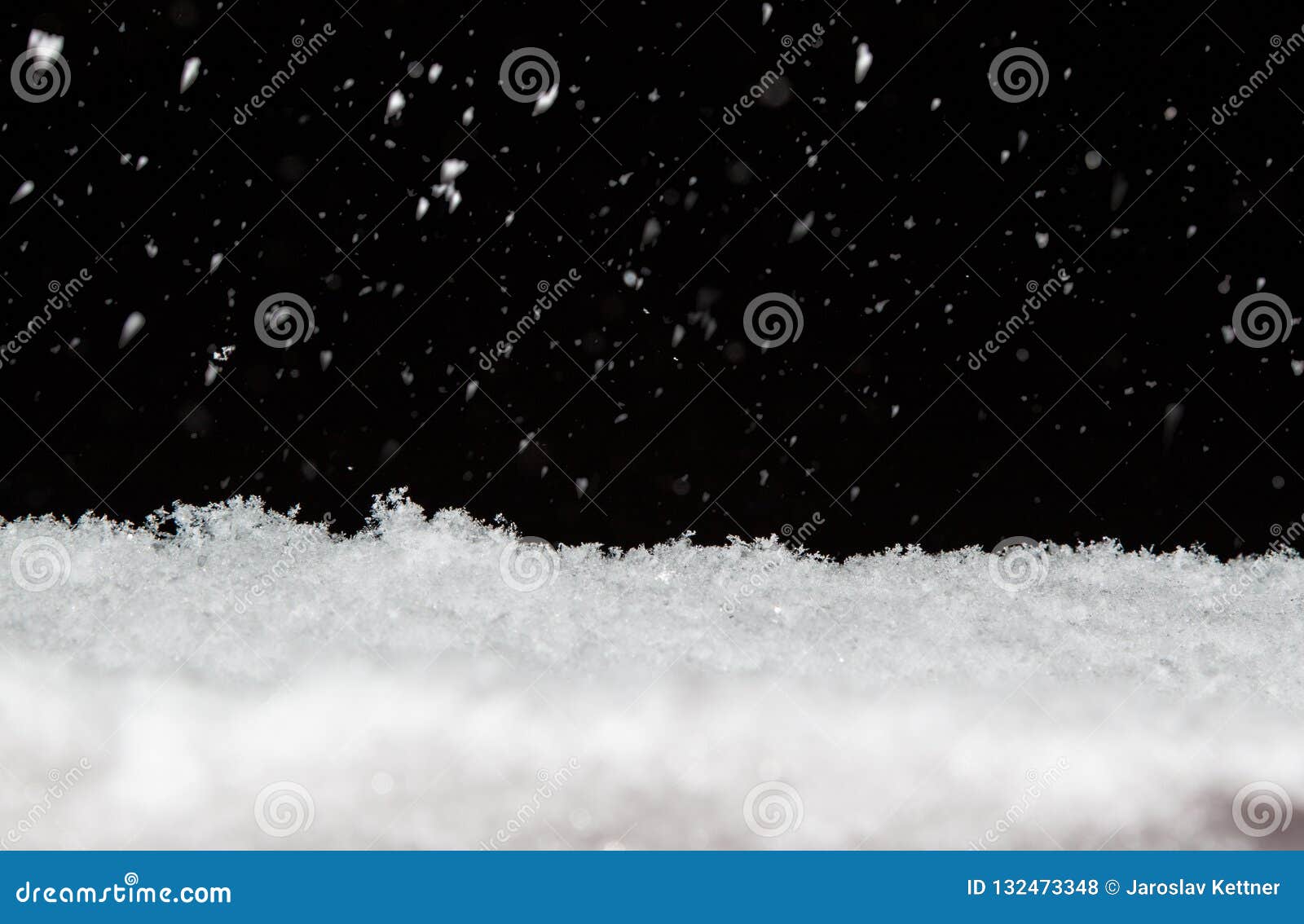 Falling snowflake stock photo. Image of icon, detail - 132473348